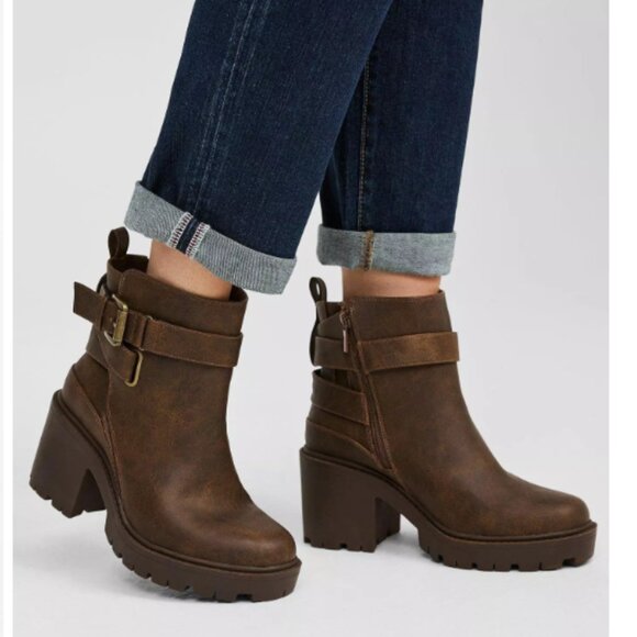 torrid | Shoes | Torrid Strappy Buckle Bootie | Poshmark